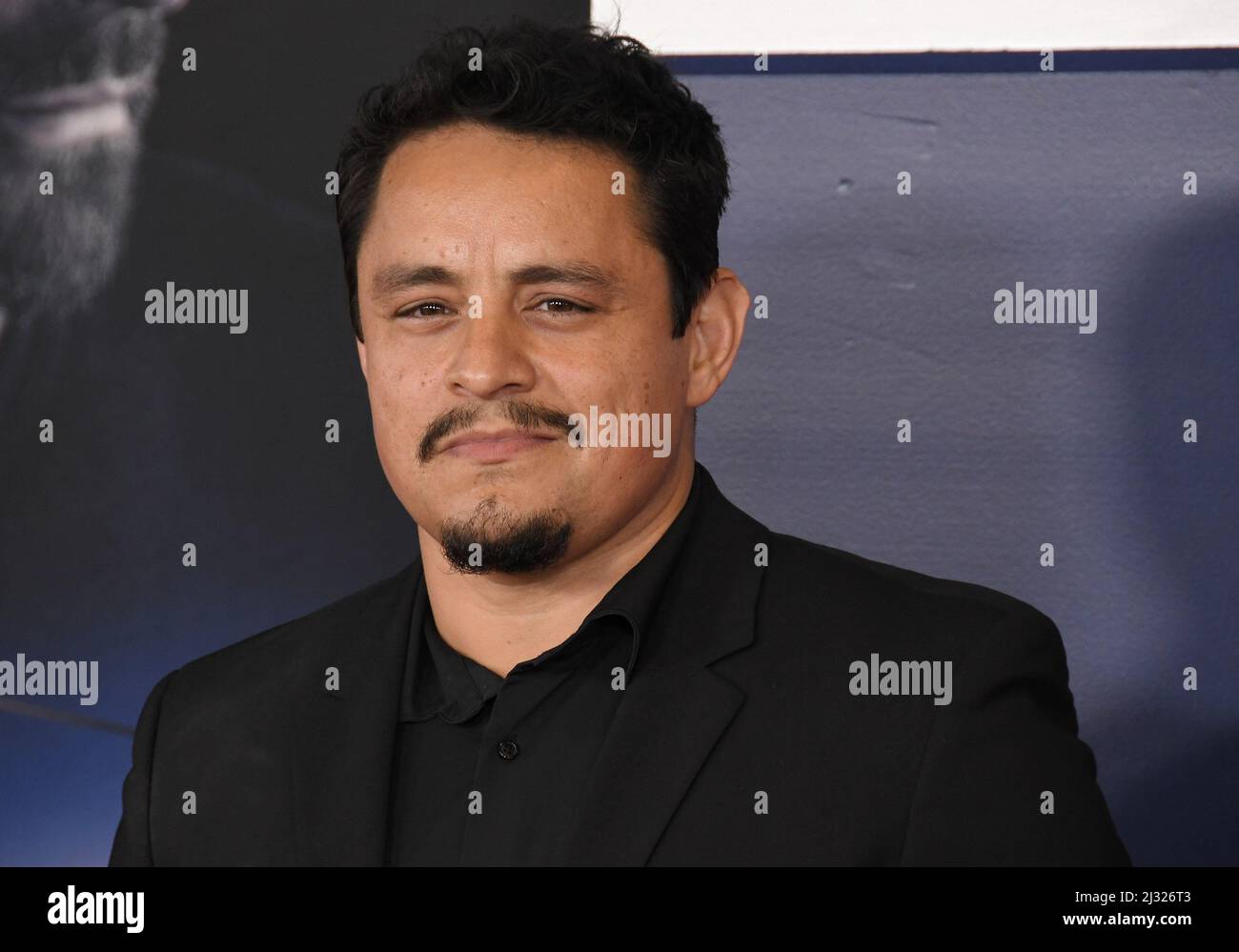 Jesse Garcia arrives at the AMBULANCE Los Angeles Premiere held at the ...