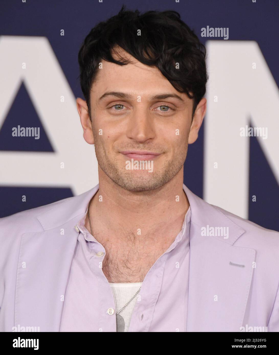 Colin Woodell arrives at the AMBULANCE Los Angeles Premiere held at the ...