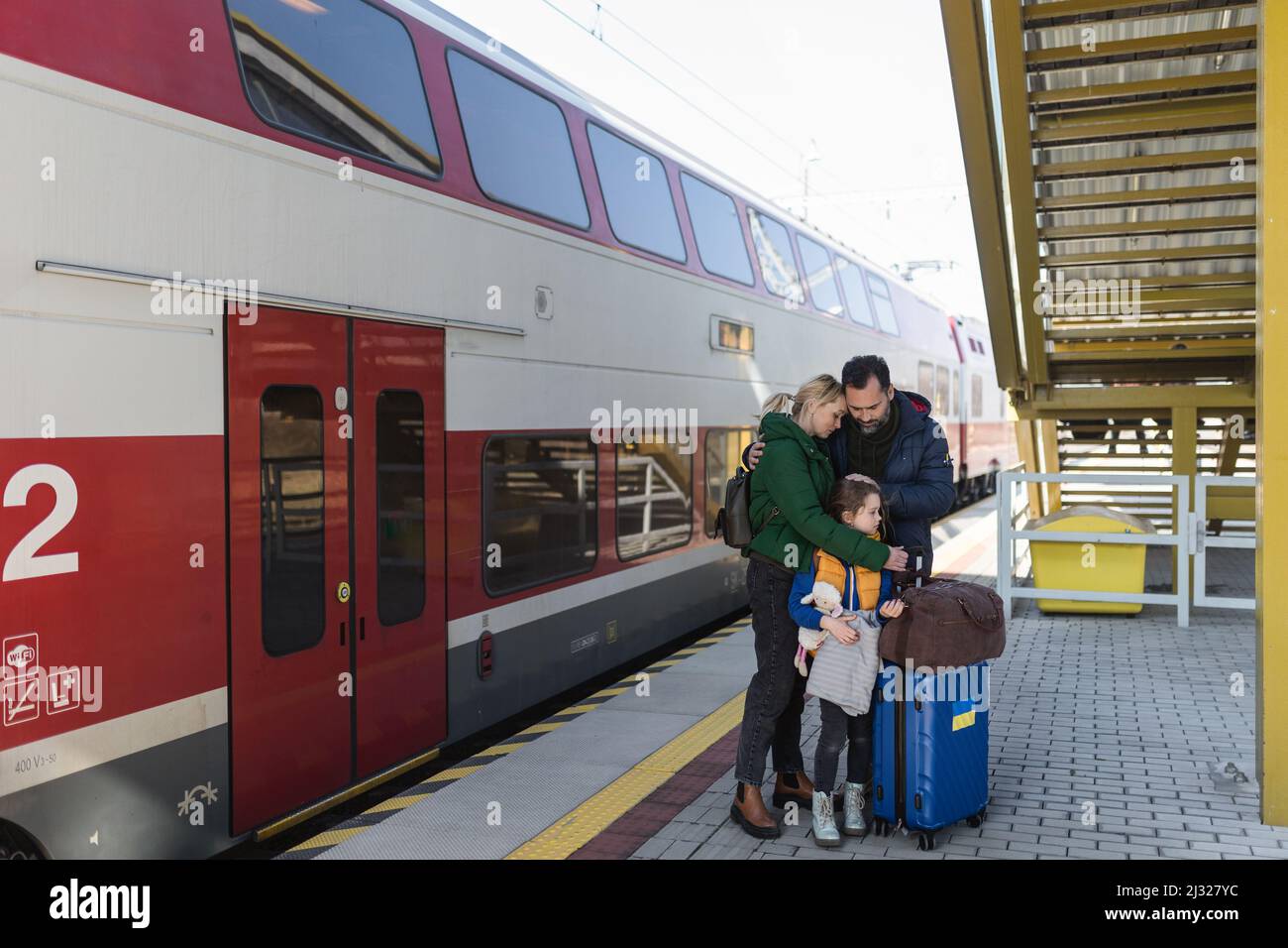 Hug war train hi-res stock photography and images - Alamy