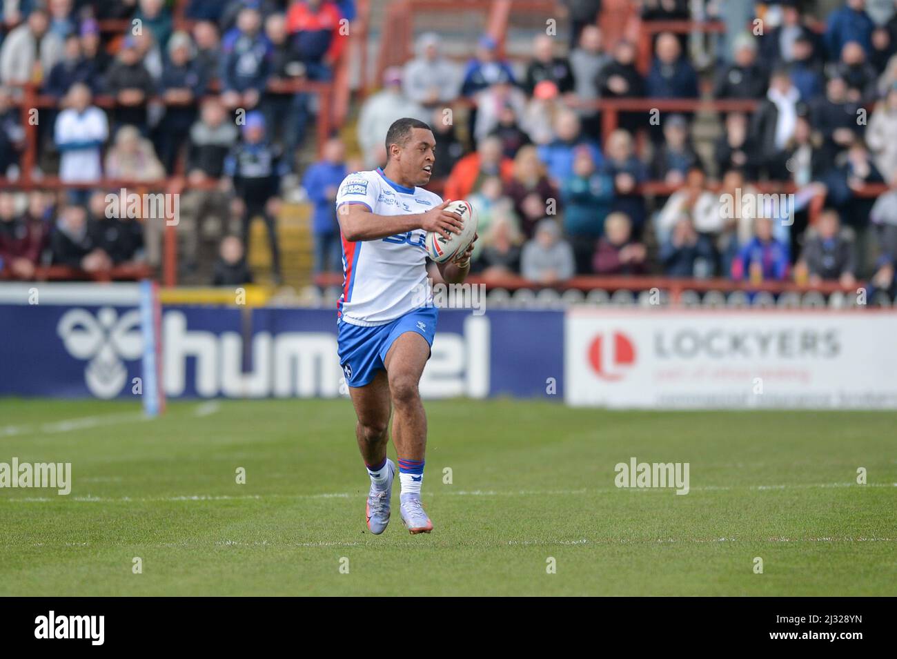 Wakefield, England - 3rd April 2022 - Wakefield Trinity's Reece Lyne ...