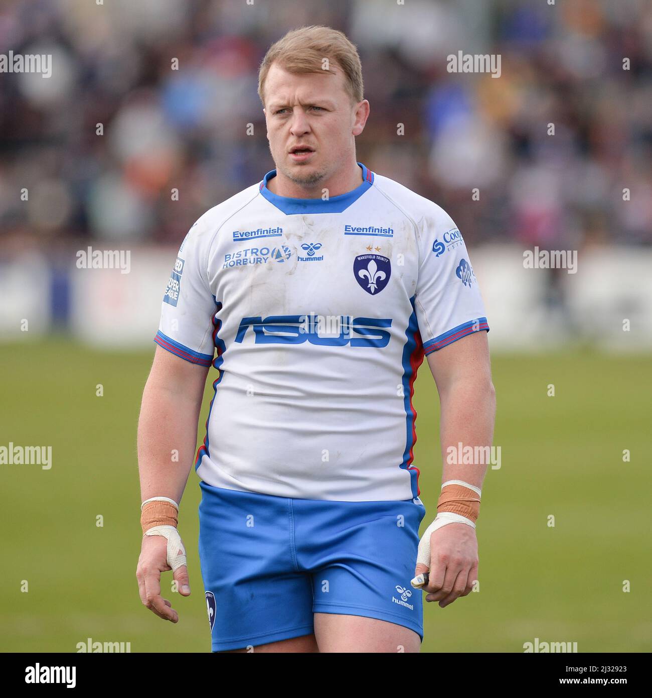 Wakefield, England - 3rd April 2022 - Wakefield Trinity's Eddie Battye ...