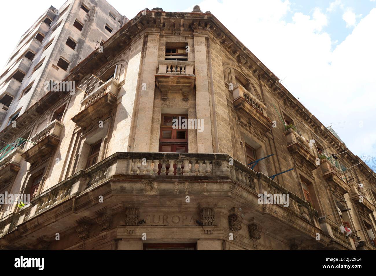Ancient colonial buildings in Havana, Cuba Stock Photo - Alamy