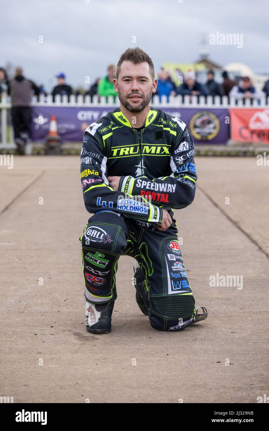 Paul Starke. Ipswich Witches speedway rider Stock Photo - Alamy