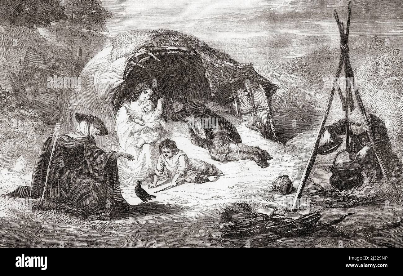 Gypsy roma traveller camp hi-res stock photography and images - Alamy