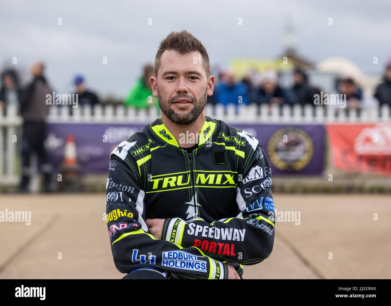Paul Starke. Ipswich Witches speedway rider Stock Photo - Alamy