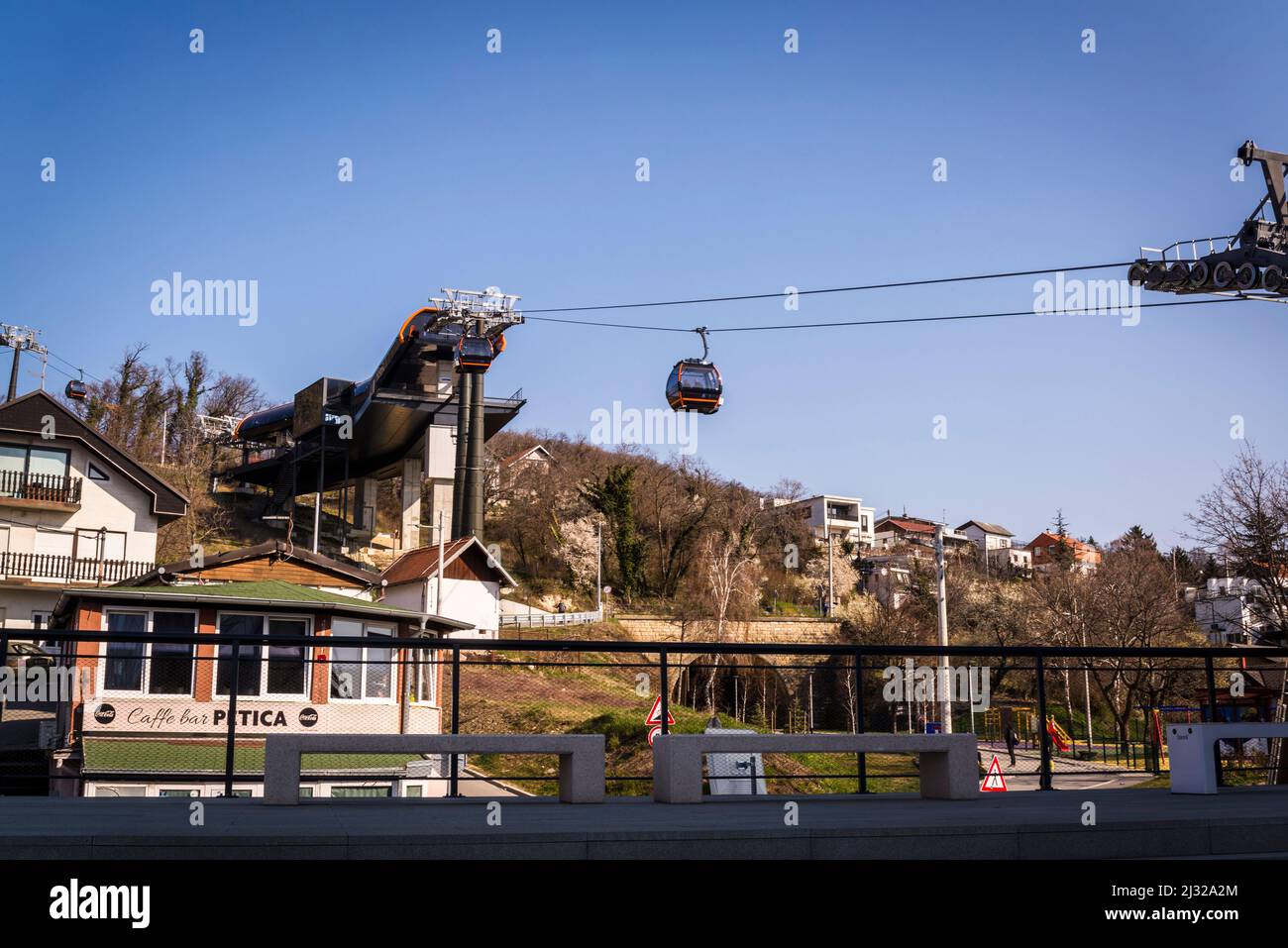 New Sljeme Cable Car that opened on 24th February 2022, Zagreb, Croatia ...