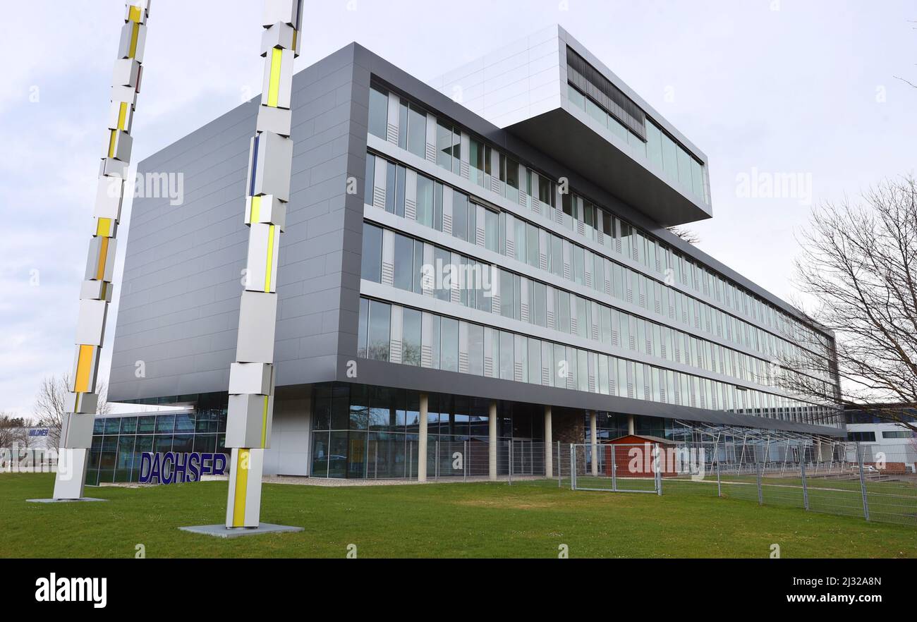 Kempten, Germany. 05th Apr, 2022. The corporate headquarters of the ...