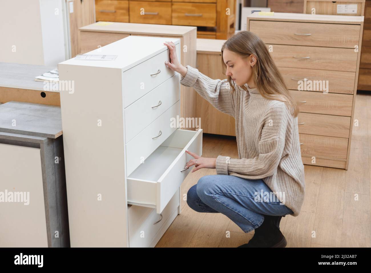 Chest of drawers clothes hi-res stock photography and images - Alamy
