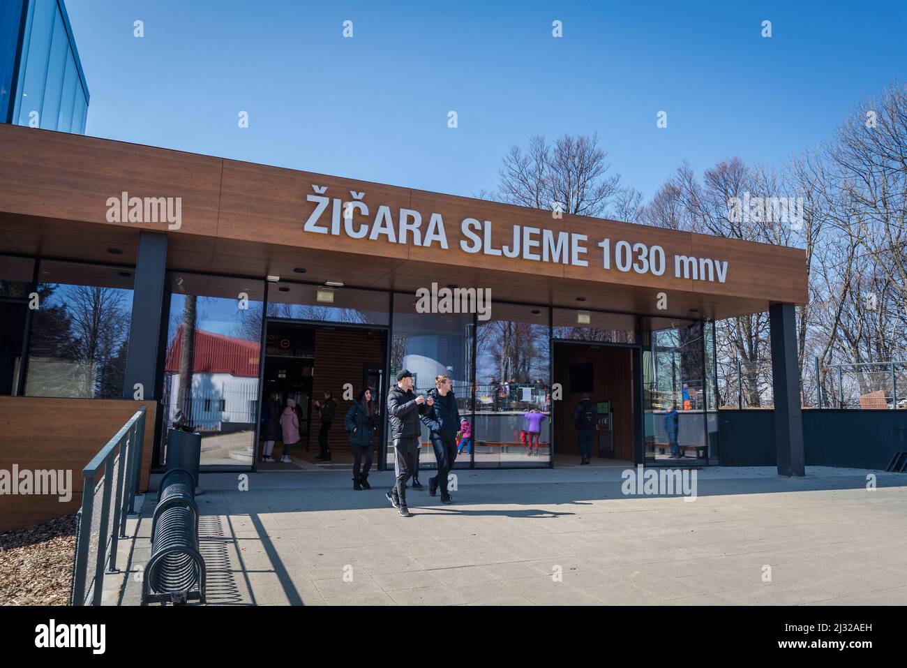 New Sljeme Cable Car building on top of the mountain that opened on ...