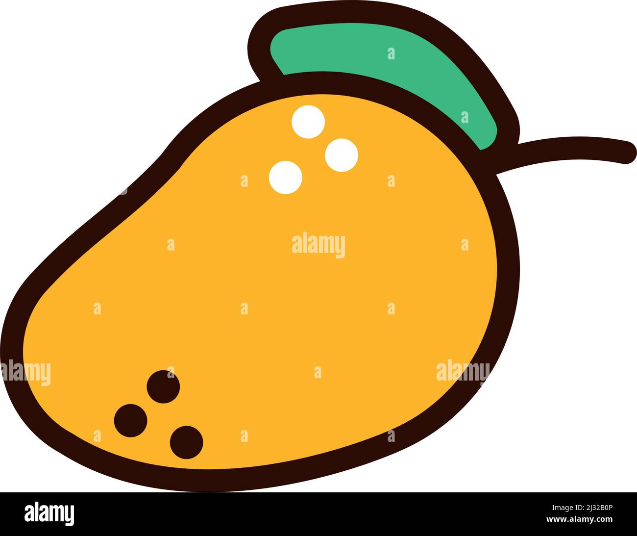 mango fruit doodle icon Stock Vector Image & Art - Alamy