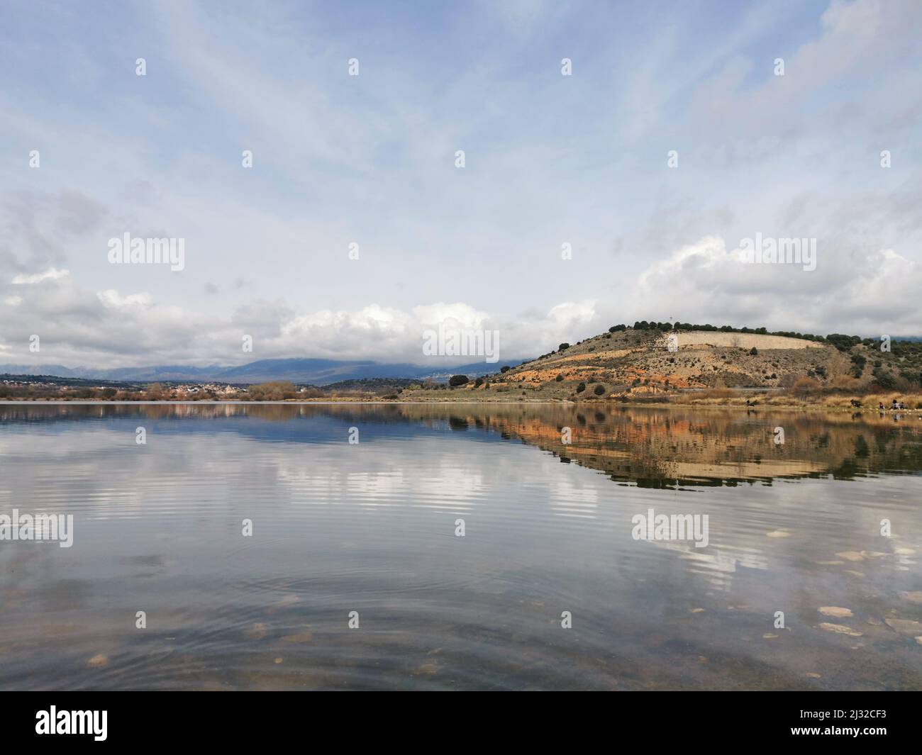 The Pedrezuela Reservoir, Guadalix de la Sierra, Madrid, Spain Stock ...
