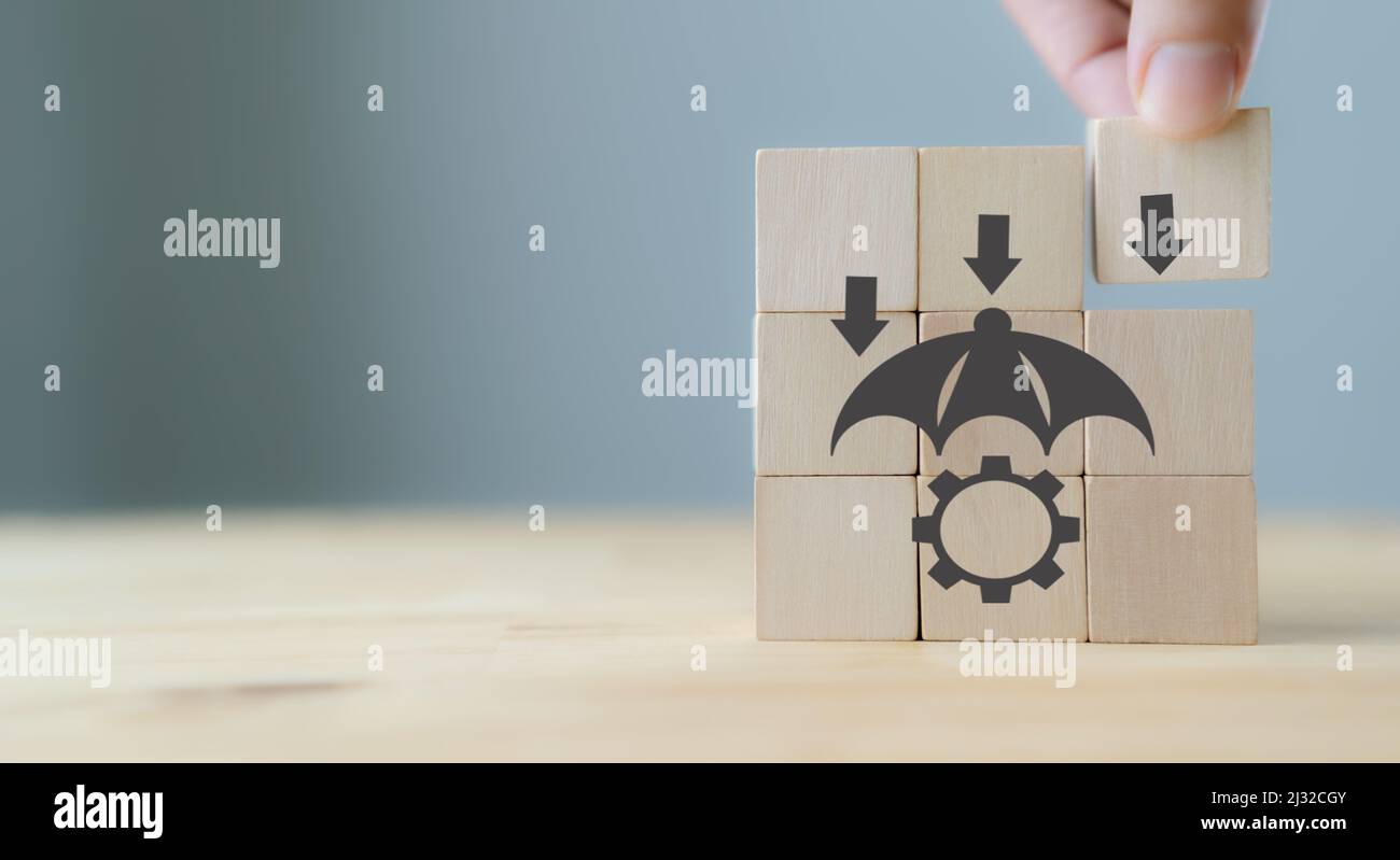 Risk Management Concept. Business Strategy and Development. Businessman ...