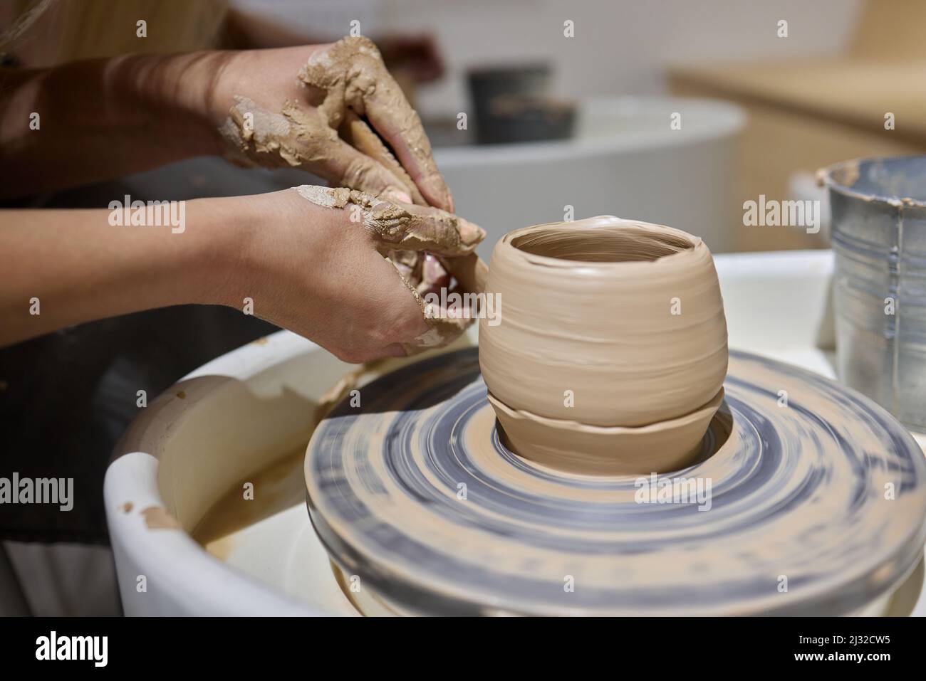 Close up shot pottery master hi-res stock photography and images - Alamy