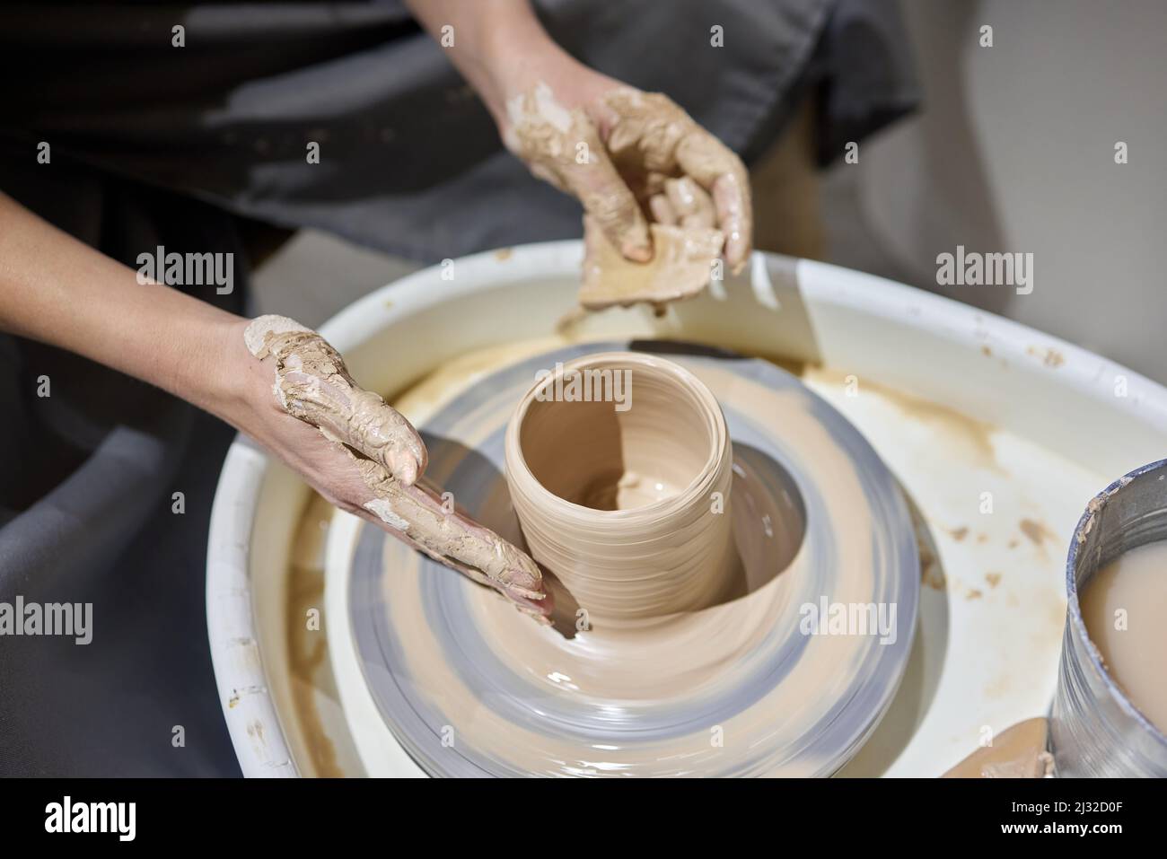 Close up shot pottery master hi-res stock photography and images - Alamy