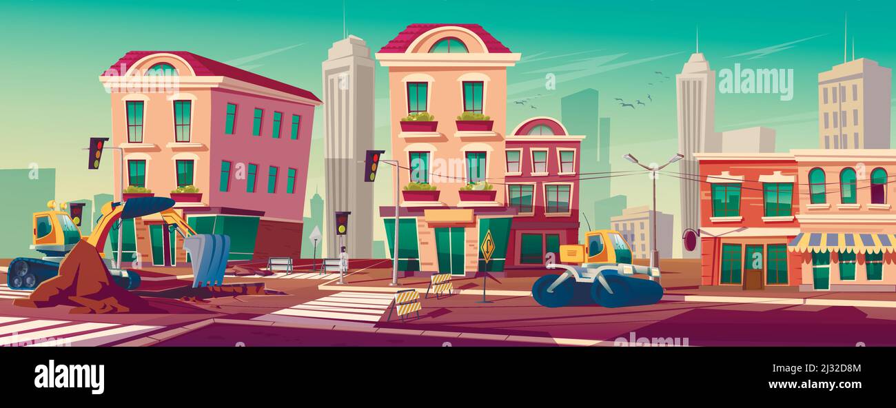 City repair works Stock Vector Images - Alamy