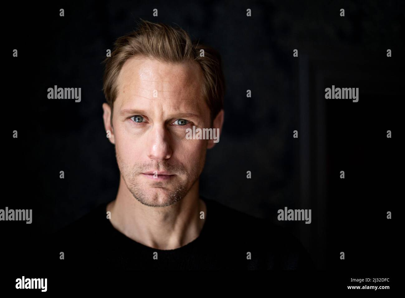 Alexander skarsgard photographed in stockholm hi-res stock photography ...