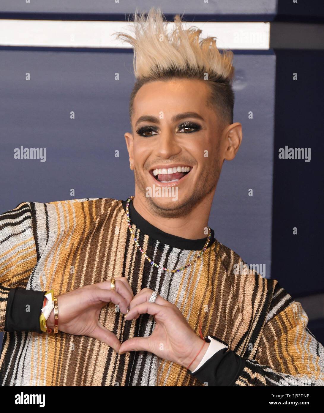 Los Angeles, USA. 04th Apr, 2022. Frankie Grande arrives at the AMBULANCE Los Angeles Premiere ...