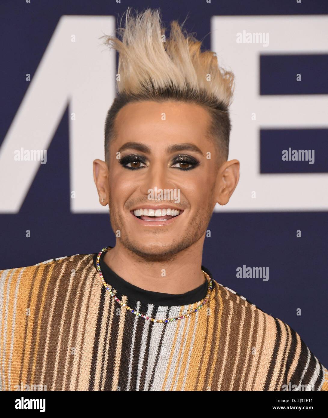Frankie Grande arrives at the AMBULANCE Los Angeles Premiere held at ...