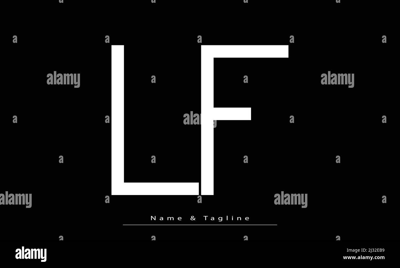Alphabet letters Initials Monogram logo LF , FL Stock Vector Image ...