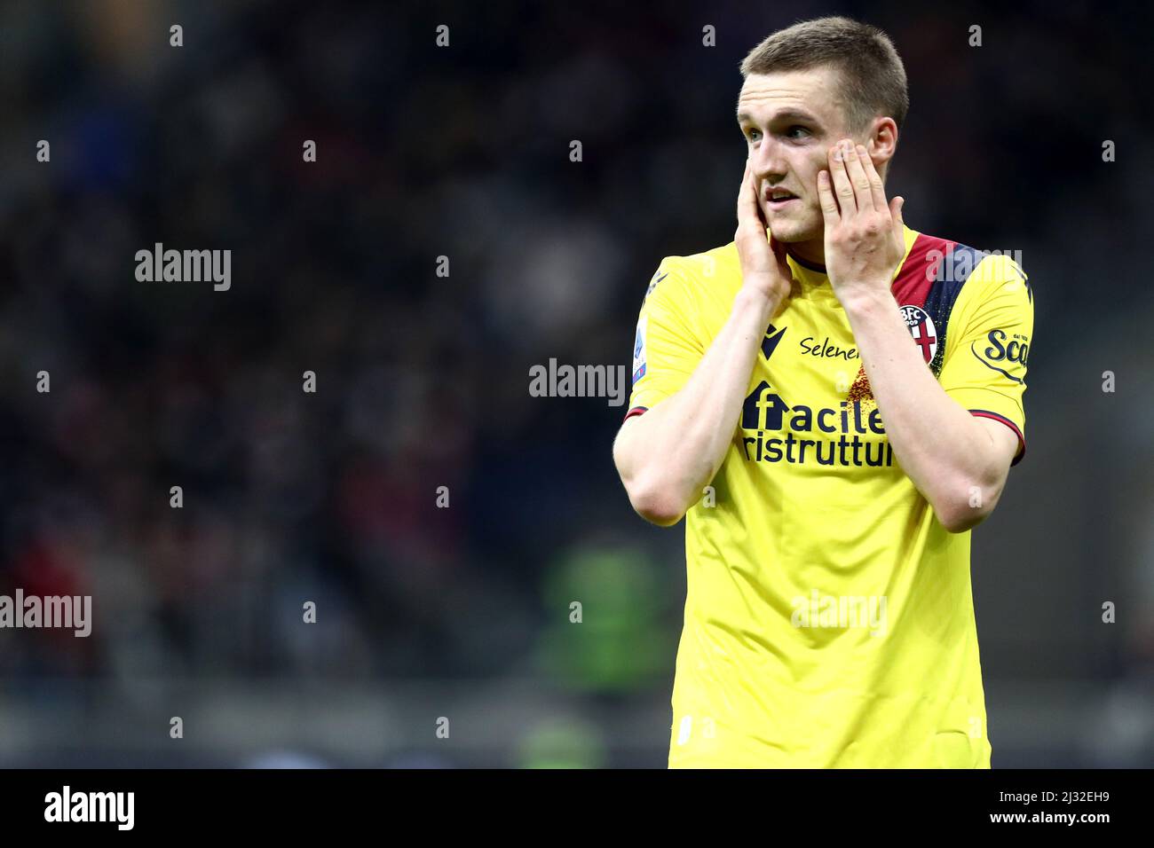 Mattias Svanberg of Bologna Fc looks on during the Serie A match ...