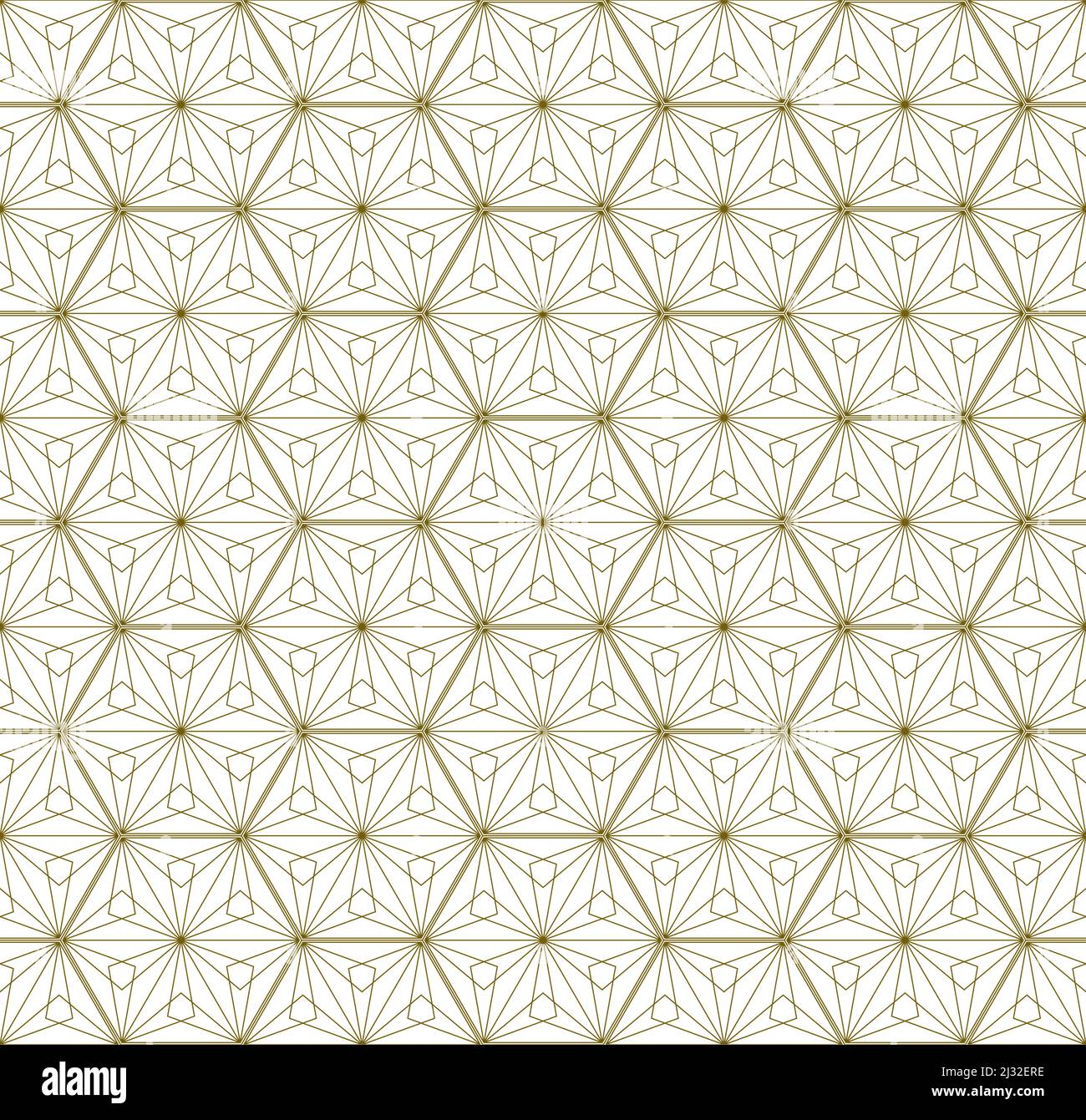 A seamless pattern based on elements of the traditional Japanese craft ...