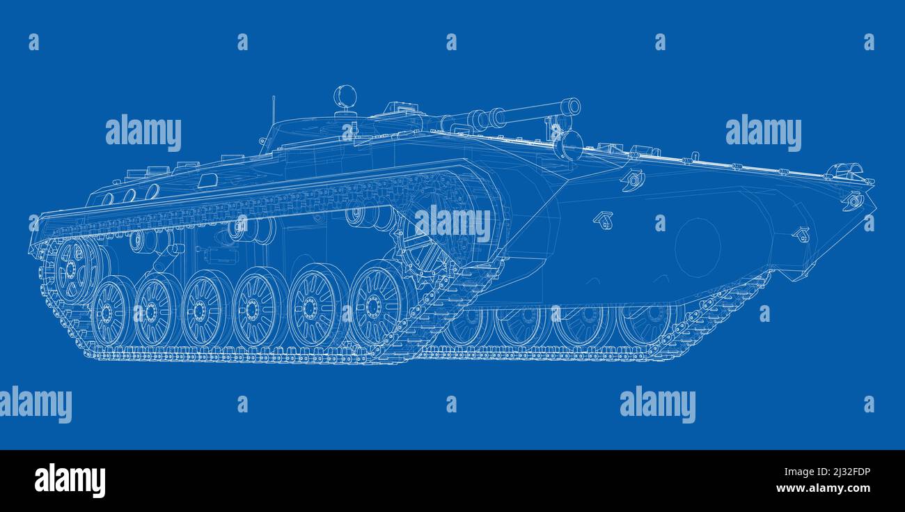 Infantry fighting vehicle. Vector Stock Vector Image & Art - Alamy