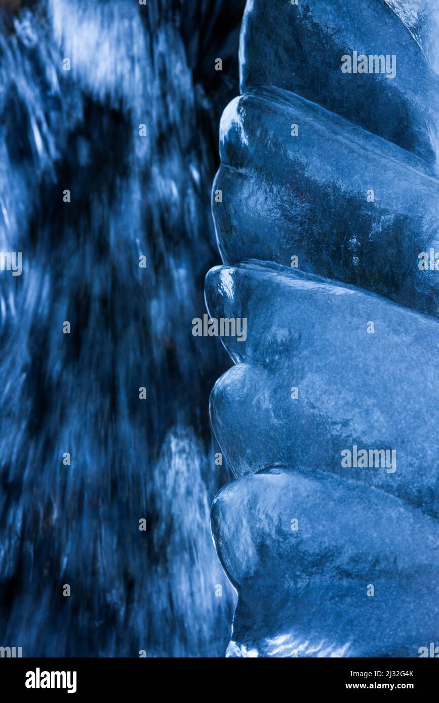 ice structures in the swiss alps Stock Photo - Alamy