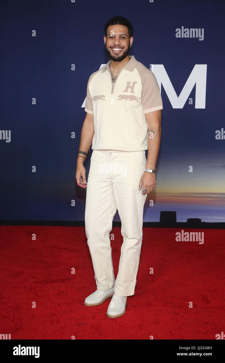 Los Angeles, Ca. 4th Apr, 2022. Sarunas Jackson, at the premiere ...