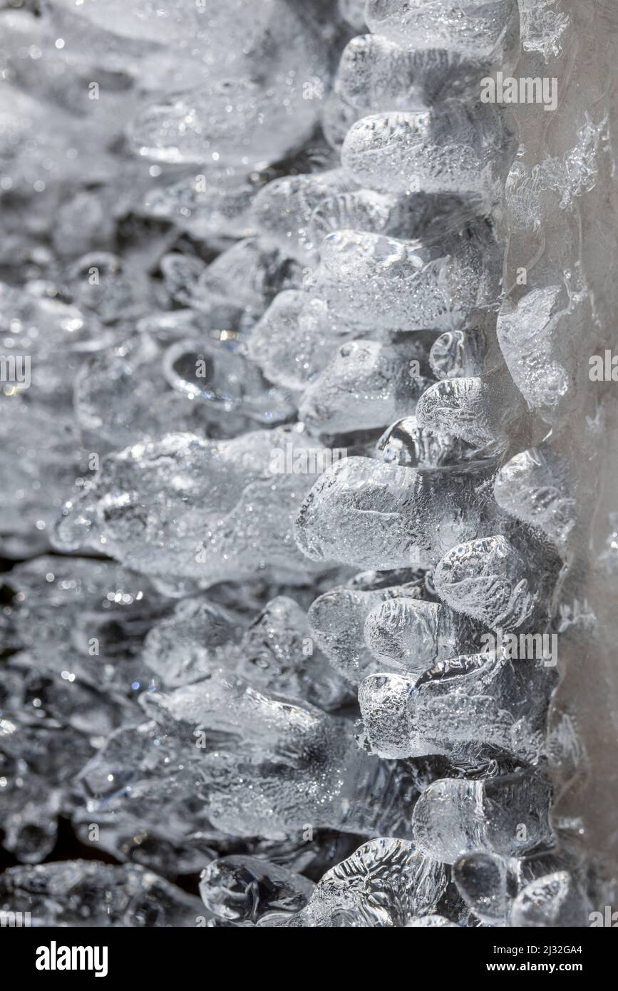 ice structures in the swiss alps Stock Photo - Alamy