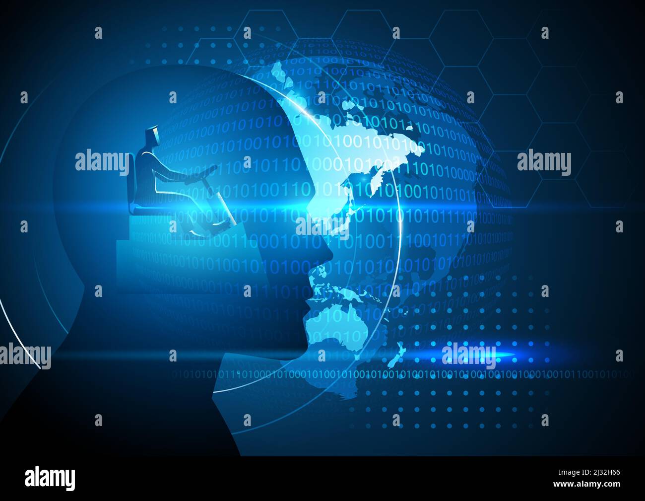 Thought controlled Stock Vector Images - Alamy