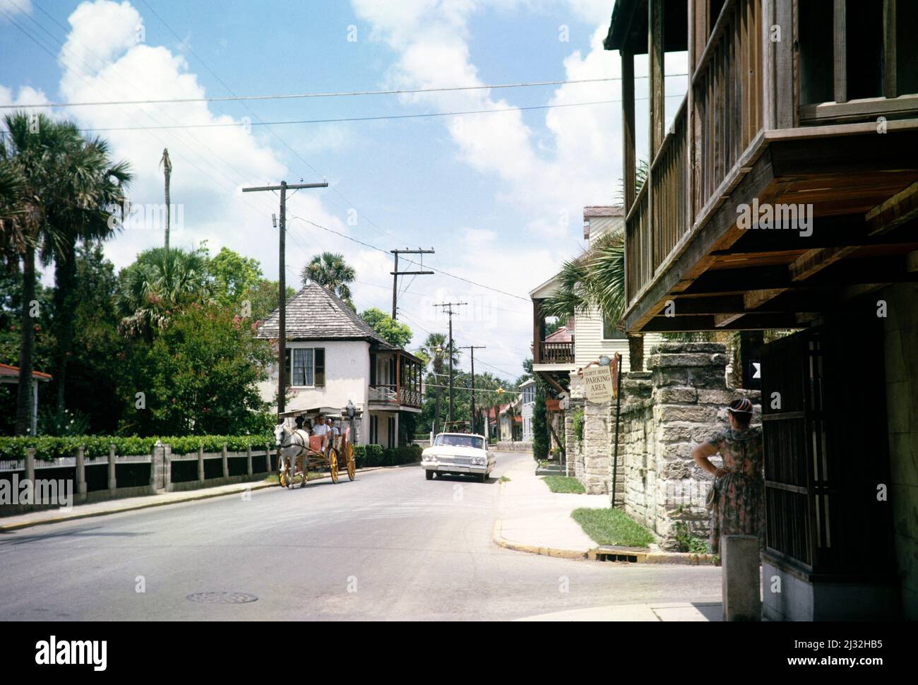 The Oldest House, Francis, Street, St Augustine, Florida, USA 1963 ...
