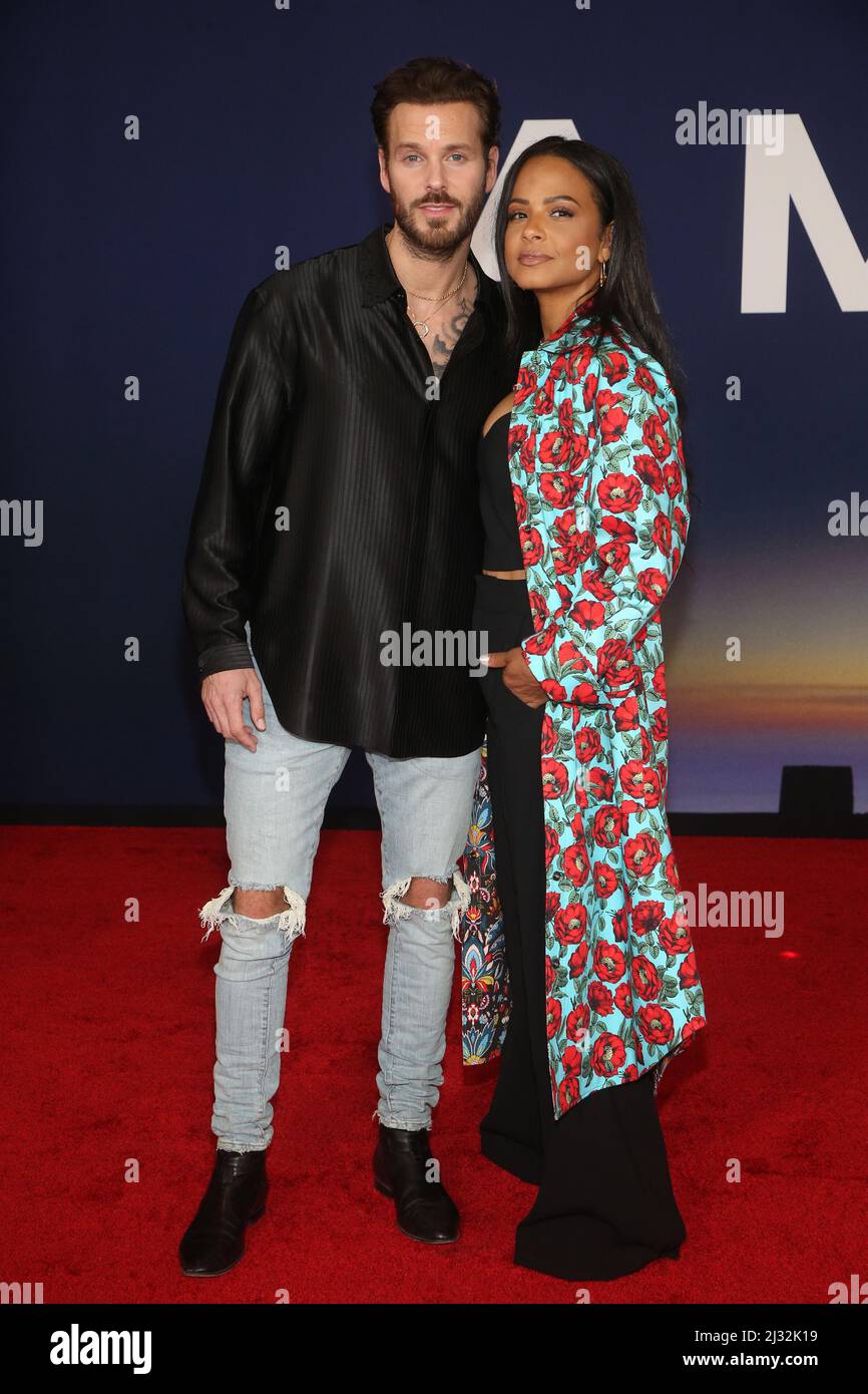 Los Angeles, Ca. 4th Apr, 2022. Matt Pokora, Christina Milan, at the ...