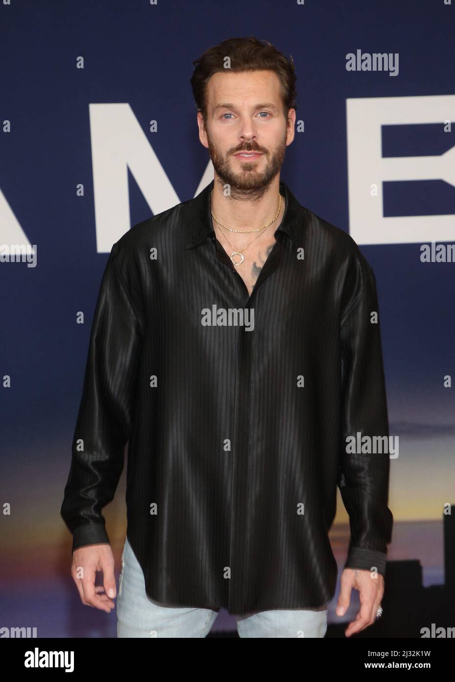 Los Angeles, Ca. 4th Apr, 2022. Matt Pokora, at the premiere Ambulance ...