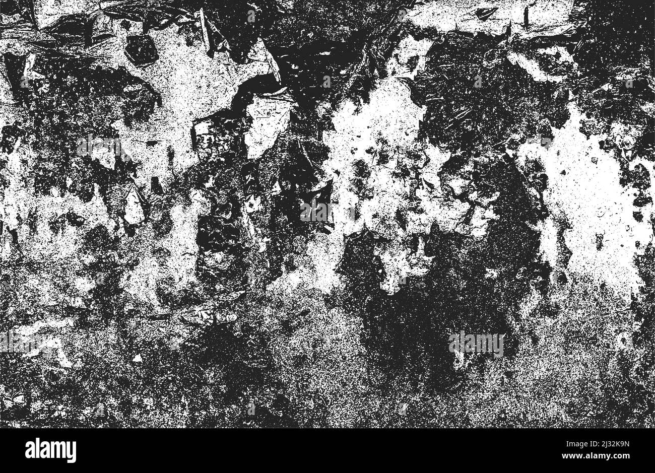 Distressed overlay texture of rusted peeled metal. grunge background ...