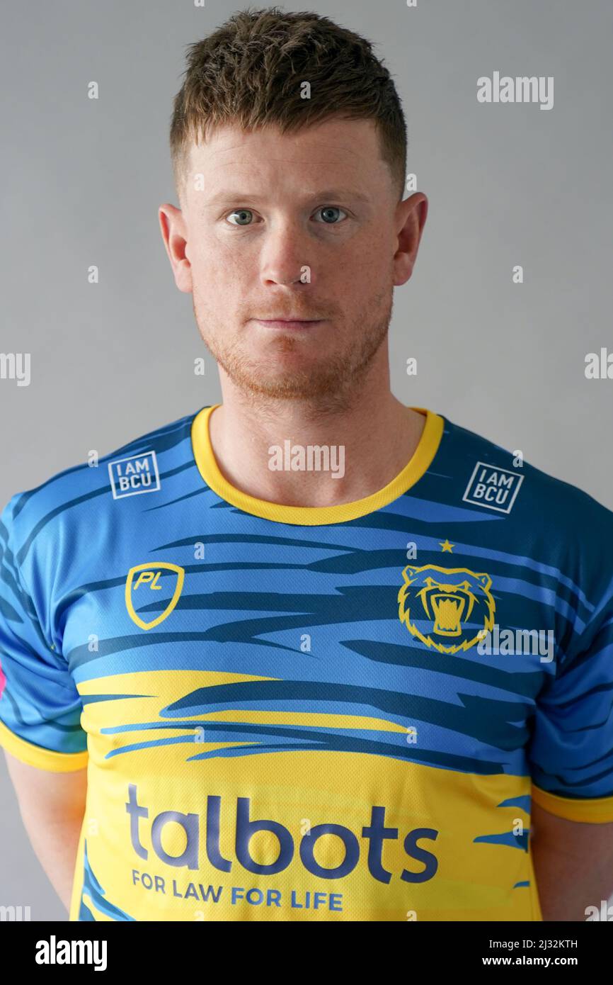 Alex Davies during a photocall at Edgbaston, Birmingham. Picture date ...
