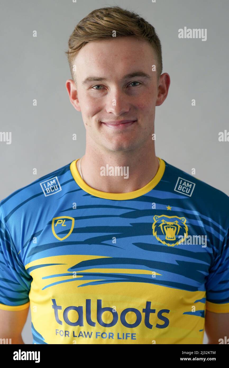 Chris Benjamin during a photocall at Edgbaston, Birmingham. Picture ...
