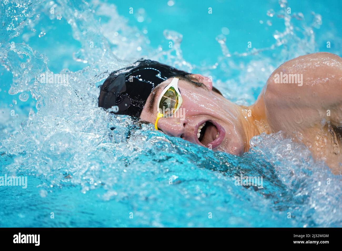 Leamington's George Smith in action during the Men's Open 400m ...