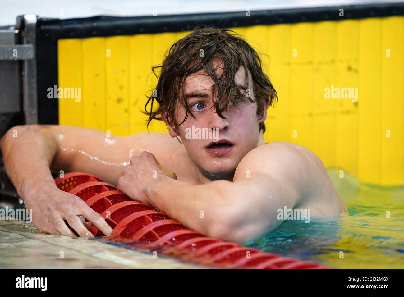 Leamington's George Smith in action during the Men's Open 400m ...