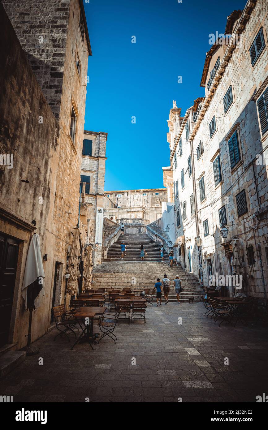 The jesuit stairs dubrovnik hi-res stock photography and images - Alamy