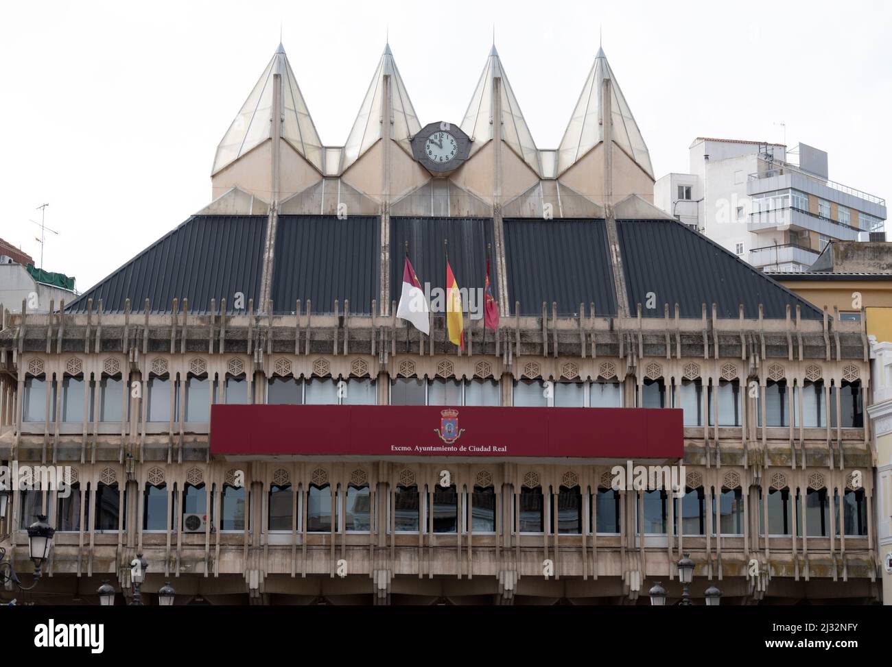 beautiful city center Cuidad Real,Spain Stock Photo - Alamy
