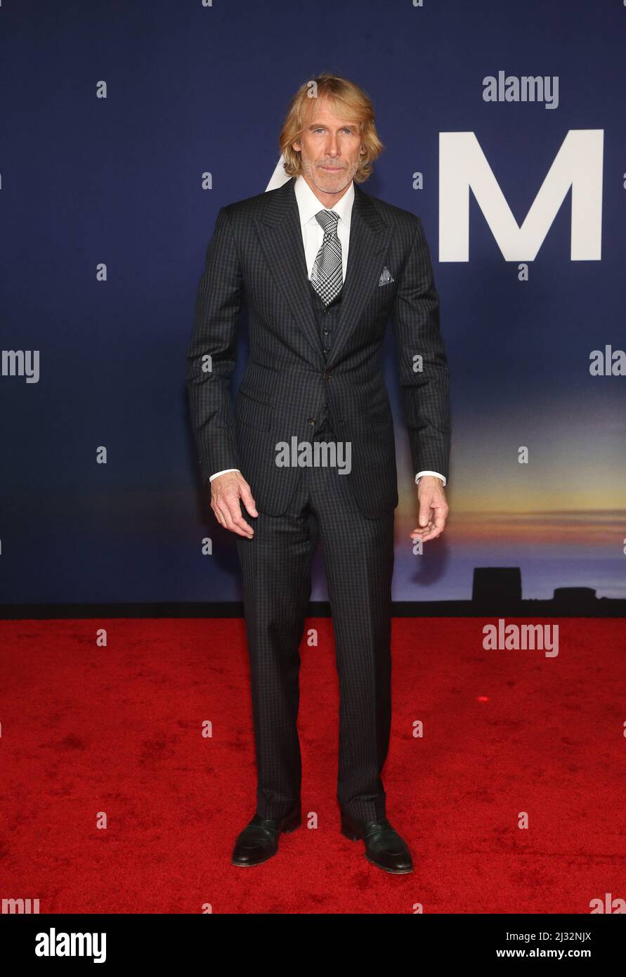 Los Angeles, Ca. 4th Apr, 2022. Michael Bay, at the premiere Ambulance ...