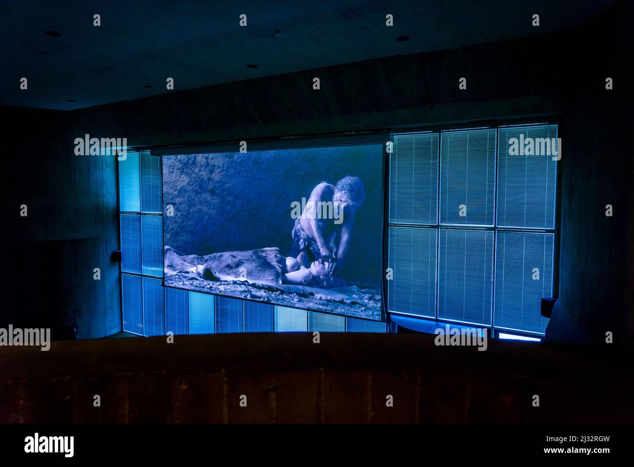 Introductory Film about caveman life in the Neanderthal Museum in ...