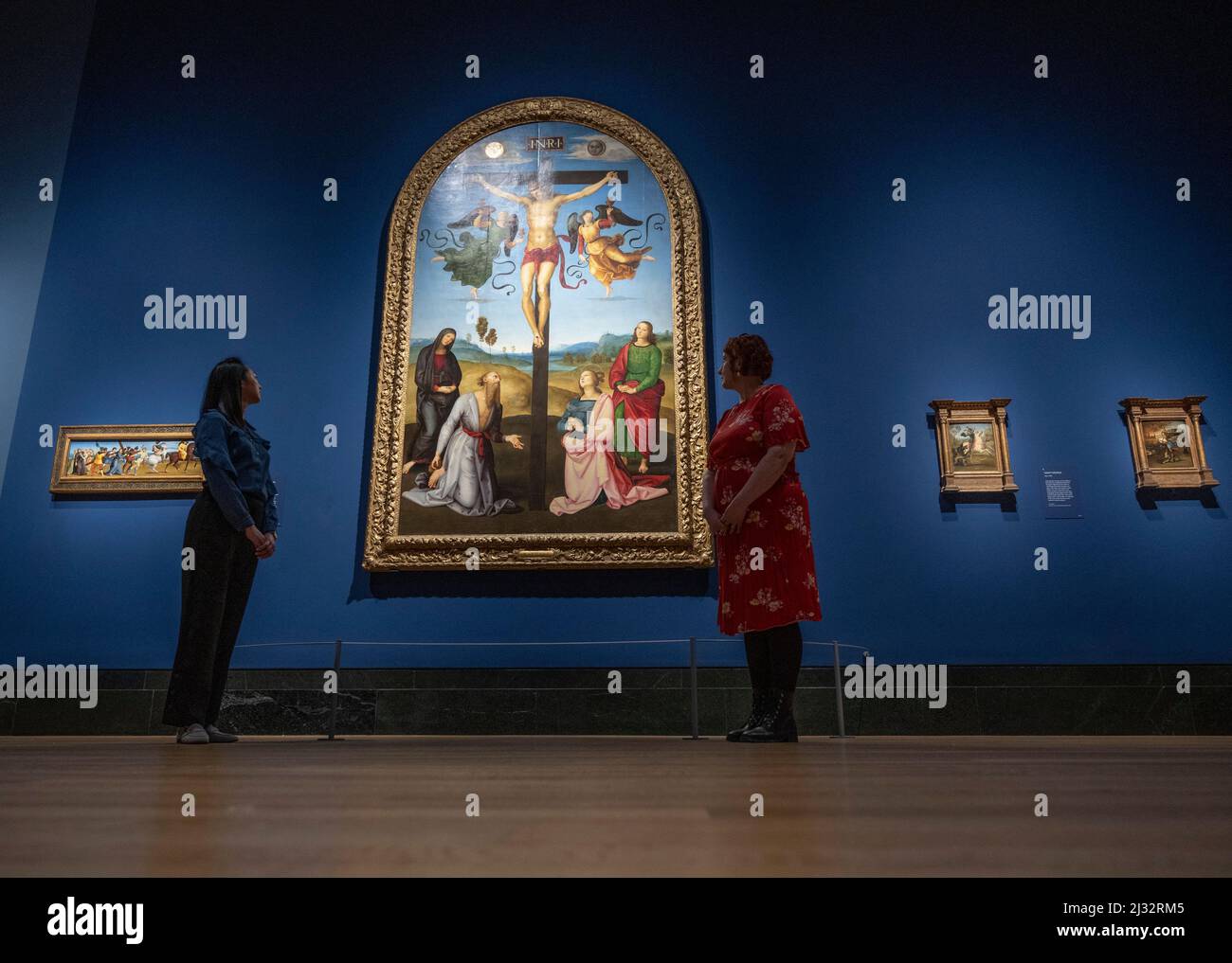 The crucified christ with the virgin mary hi-res stock photography and images - Alamy