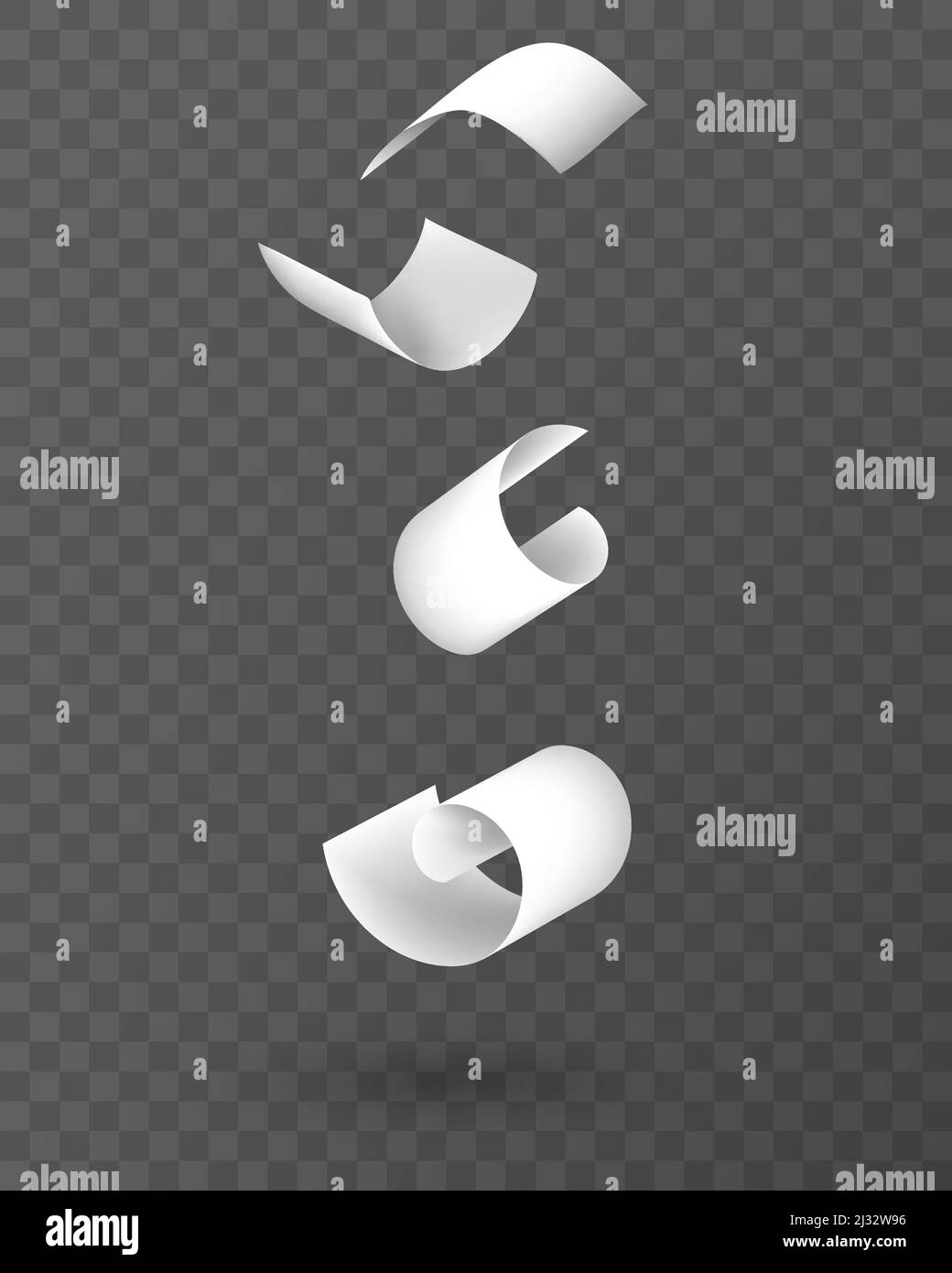 Scattered papers Stock Vector Images - Alamy