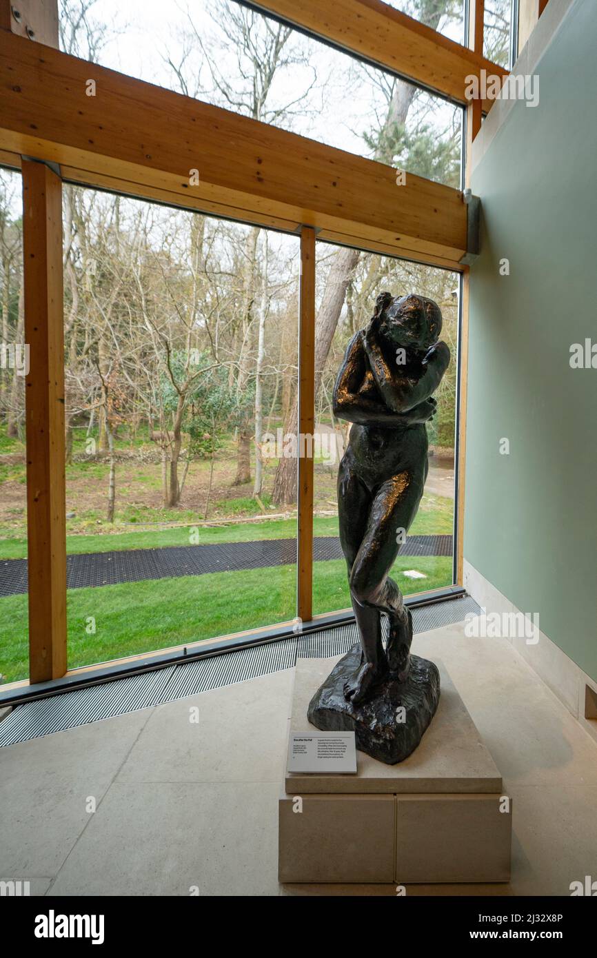 Interior of the Burrell Collection museum in Pollok Park Glasgow after ...