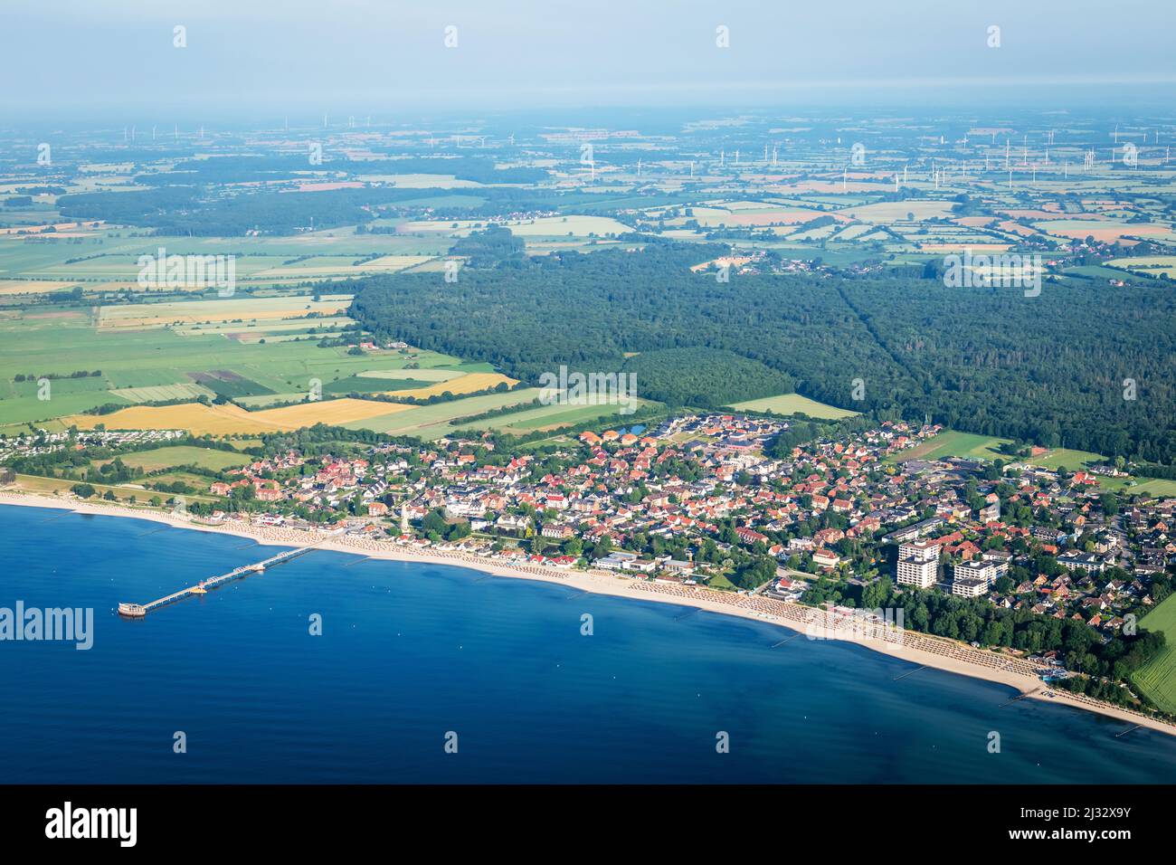 Aerial view coastal city on hi-res stock photography and images - Alamy