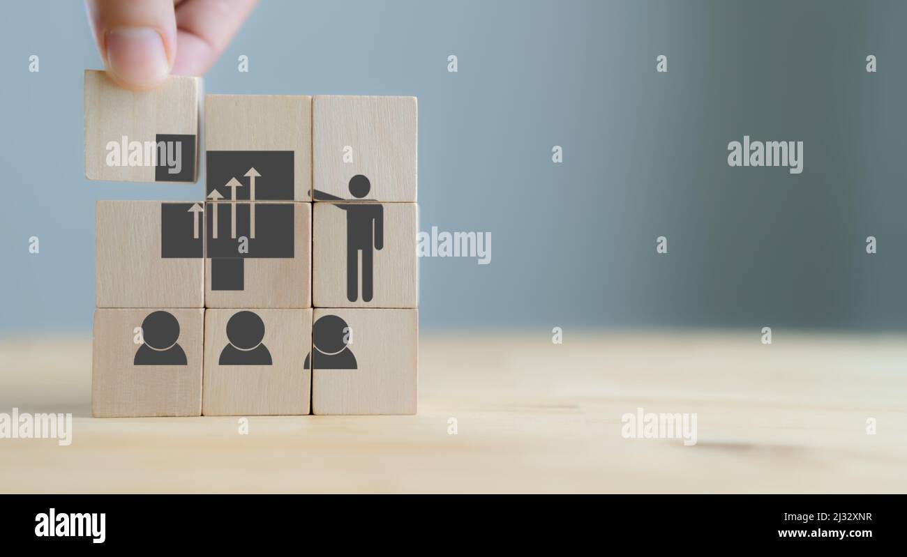 Training and knowledge sharing concept. Workforce and team training ...