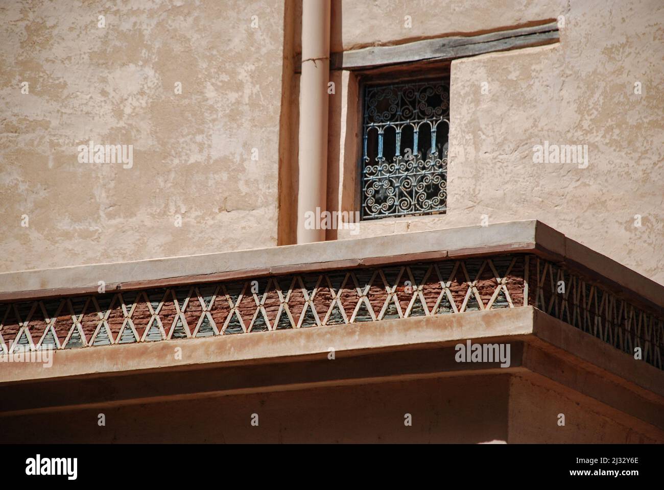 House detail in the Medina d’Agadir, which recreates a traditional ...