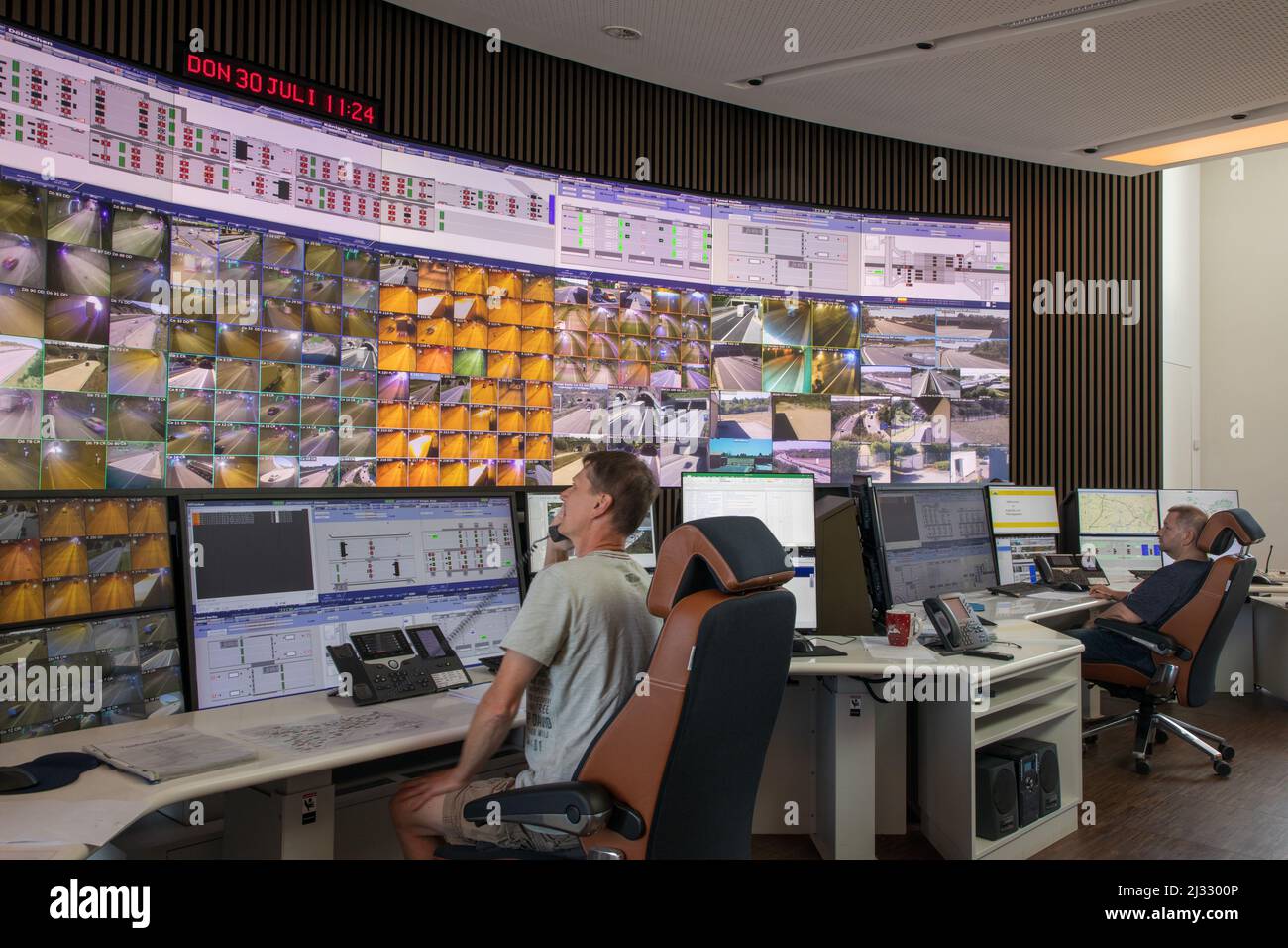 Network operations center Dresden, traffic control center, NOC, Network ...
