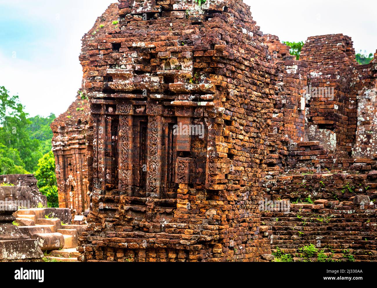 A building at My Son from the Cham civilization Stock Photo - Alamy